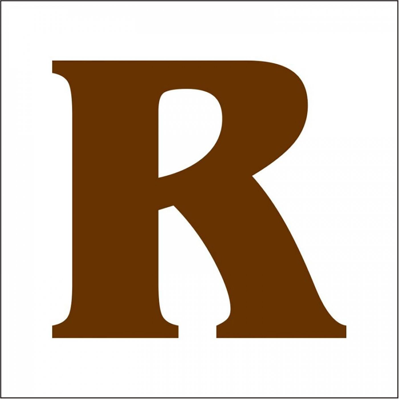 Drevené písmeno, 95 mm, R | PENTART | creActive - kreatívny e-shop