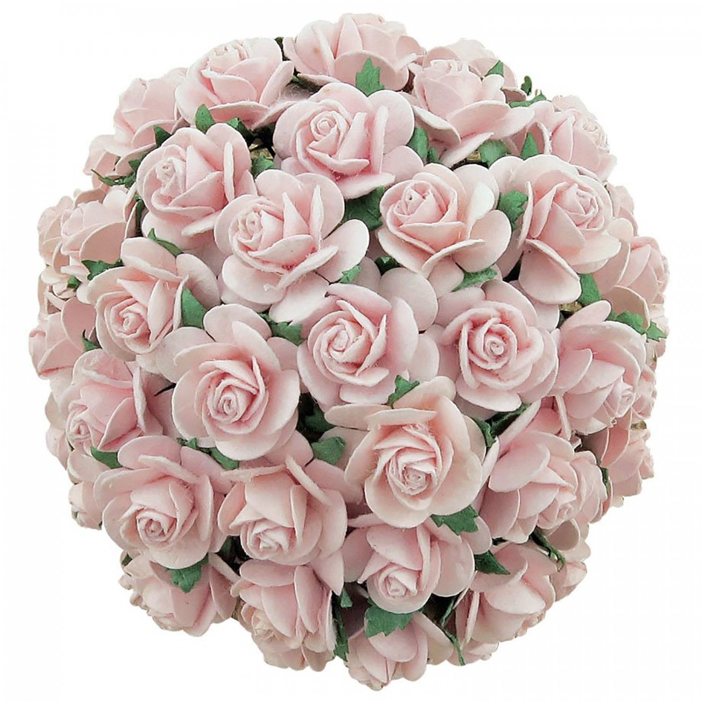 Papierový kvet ruža, 20 mm, bledá ružová 10 ks | Pentart | creActive ...